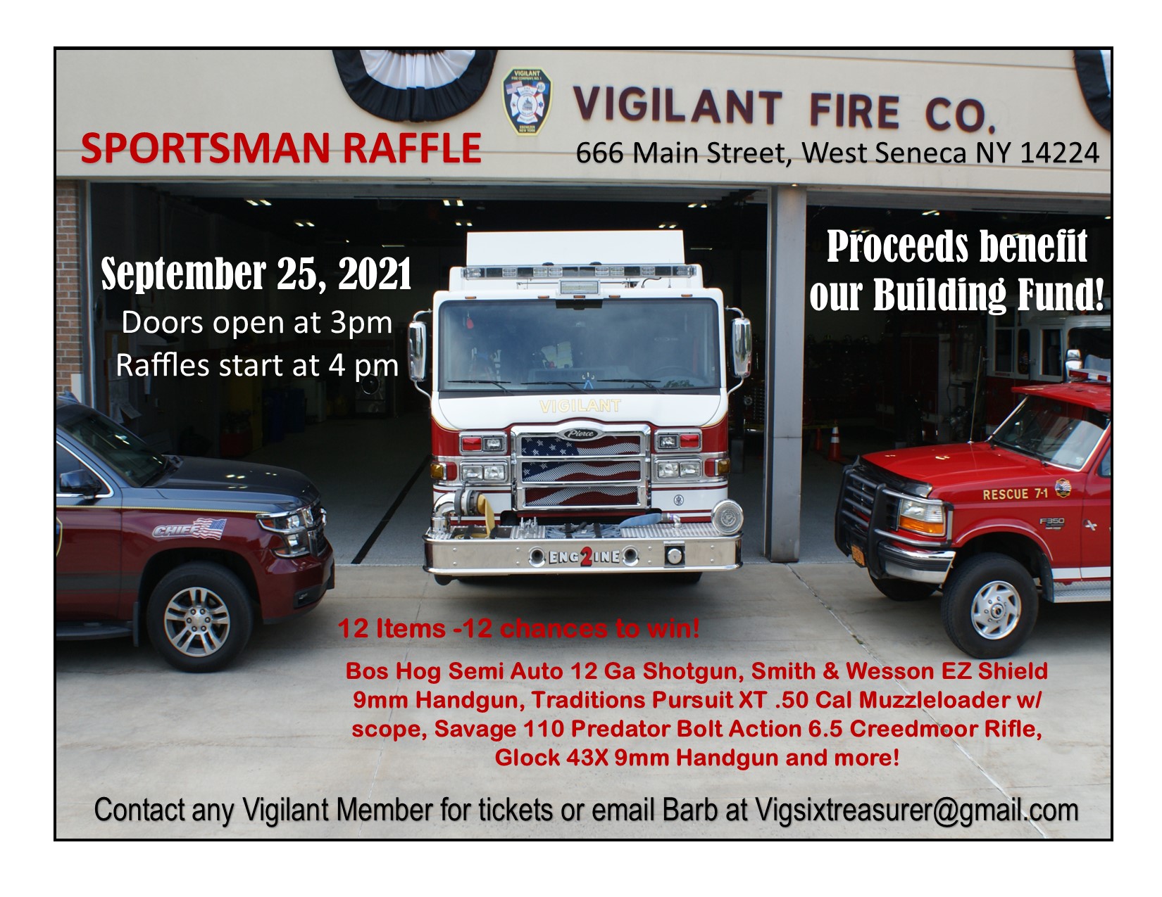 Sportsman Raffle – Vigilant Fire Company